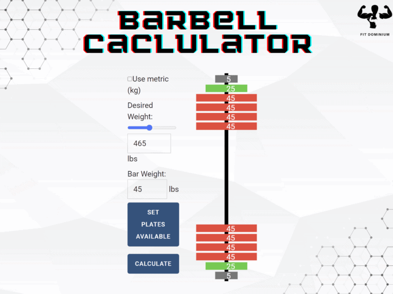 Barbell Racking Calculator| FitDominium