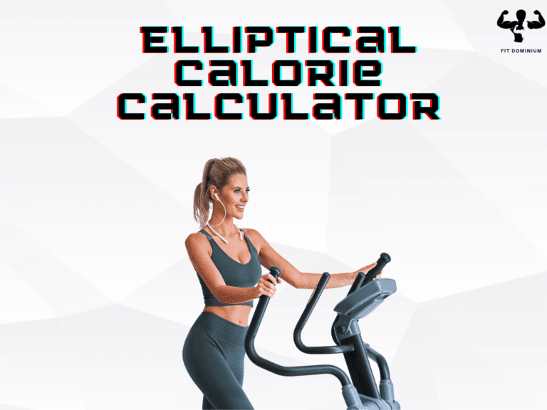 Elliptical Calorie Calculator | FitDominium
