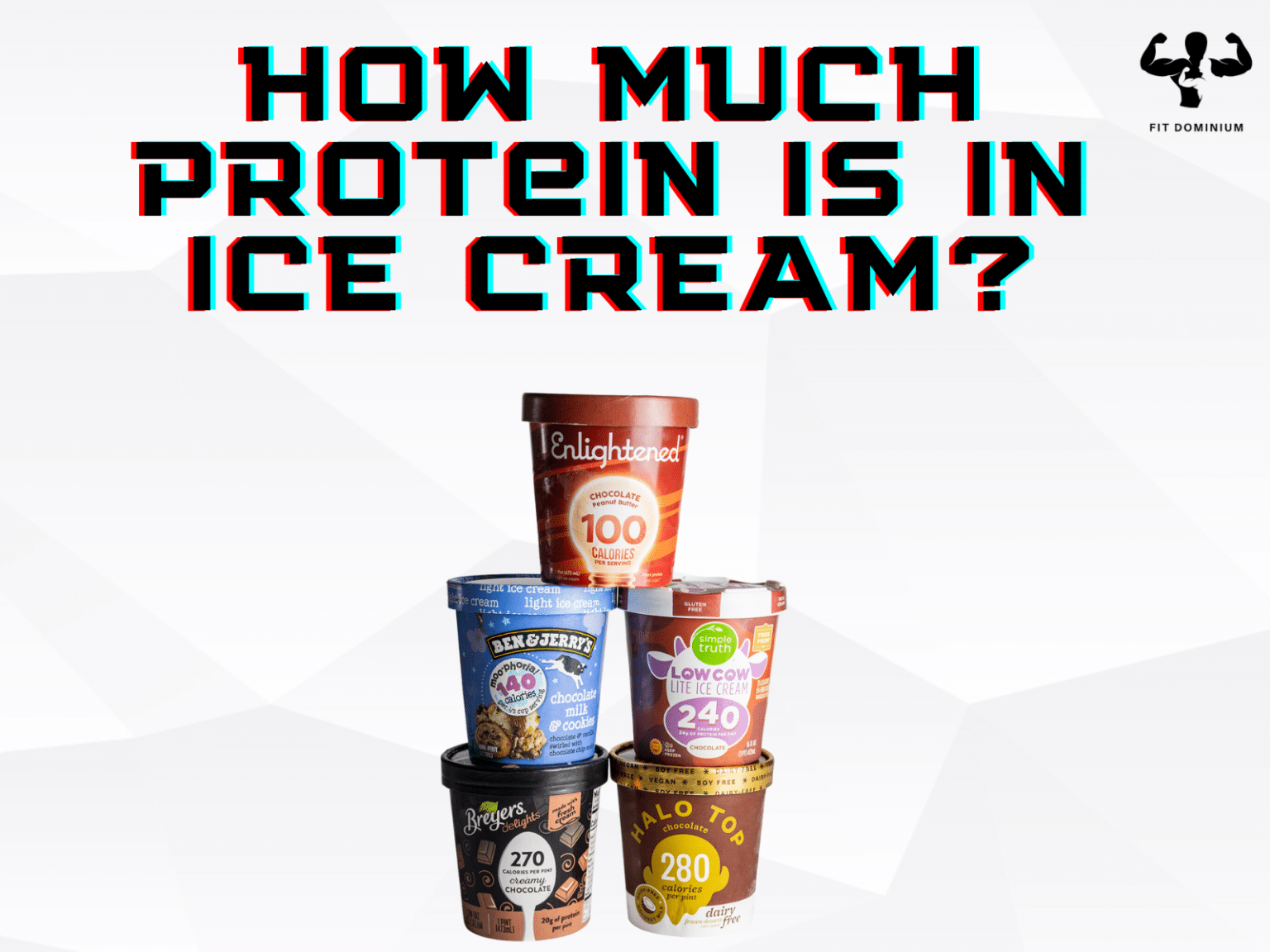 How Much Protein In Ice Cream? Brand Breakdown – FitDominium